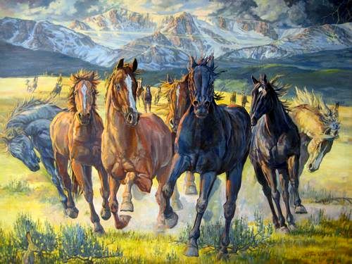 Fishtail Art Studio: Rolling Thunder - A Taste of Montana