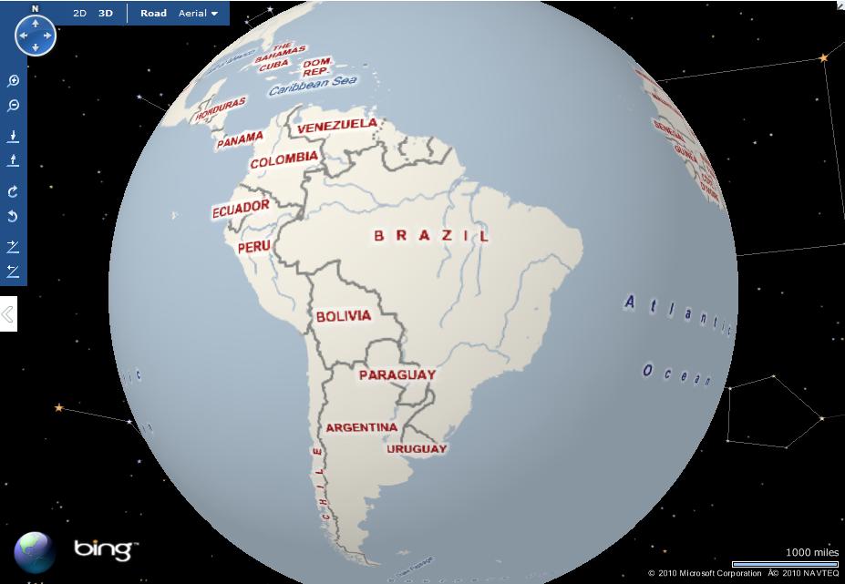 Bing Map Virtual Earth