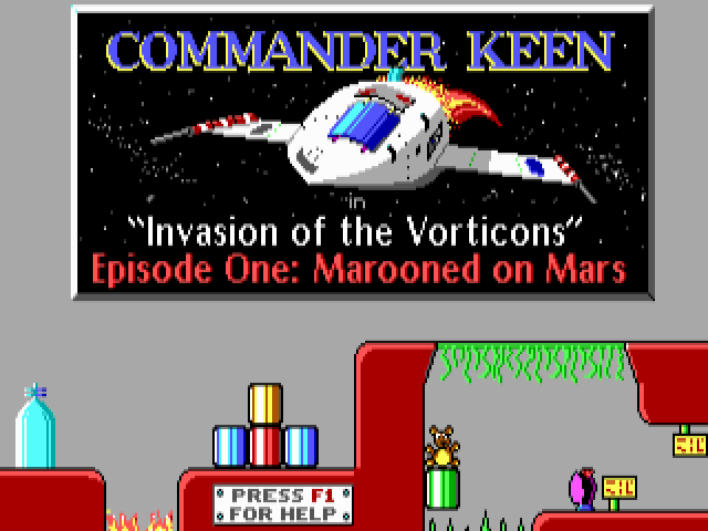 Seven Random Characters: Classic DOS Games: Commander Keen Episode One ...