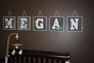 House of Thrifty Decor: Baby Wall Letters