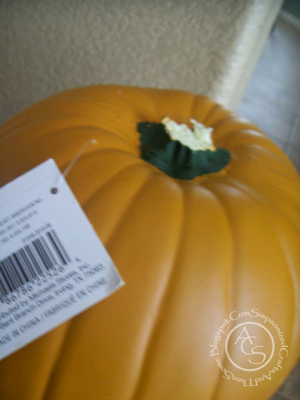 SIMPSONIZED CRAFTS: Halloween Pumpkin Topiary Decor