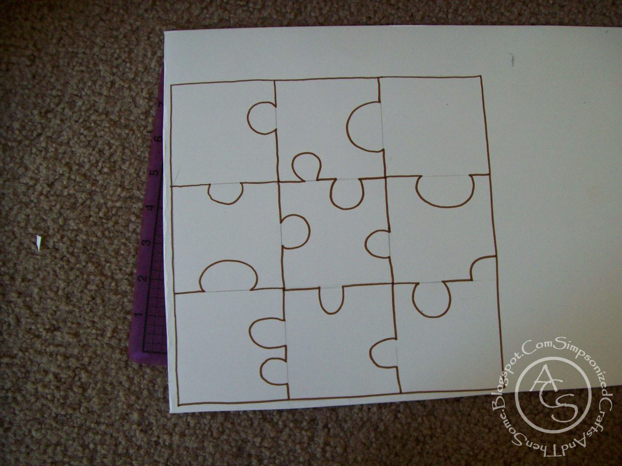 SIMPSONIZED CRAFTS: How to: Message Puzzle in Balloon Bouquet