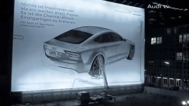 Creative Intelligence: A7's First & Audi's Largest Billboard