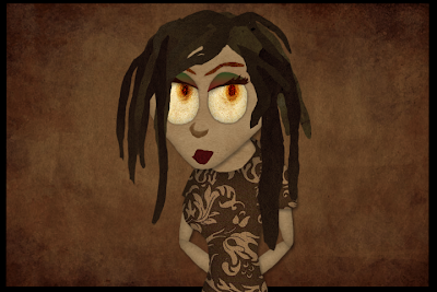 Bloodtoe: Paper Cut-Out Character Design