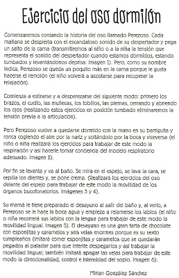 EJERCICIO DEL OSO DORMILÓN | Asun Álvarez