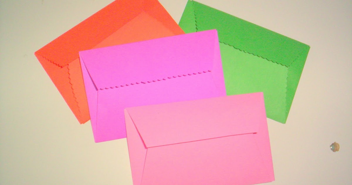 como hacer unos lindos sobres ~ cositasconmesh