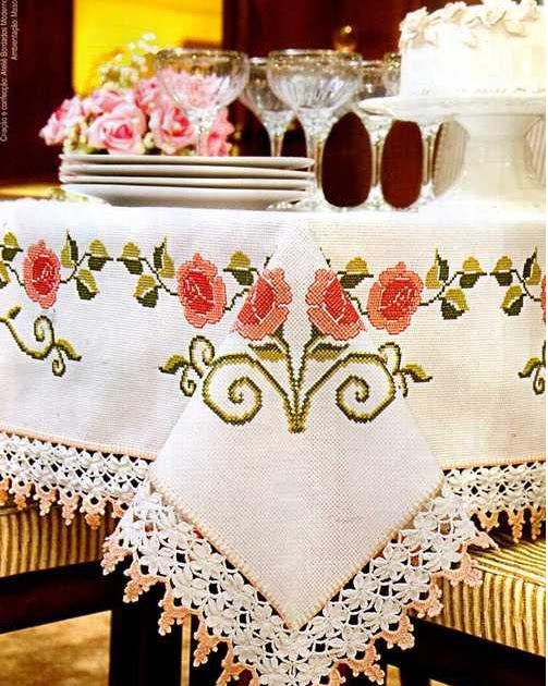 Bonitos manteles en punto de cruz ~ cositasconmesh