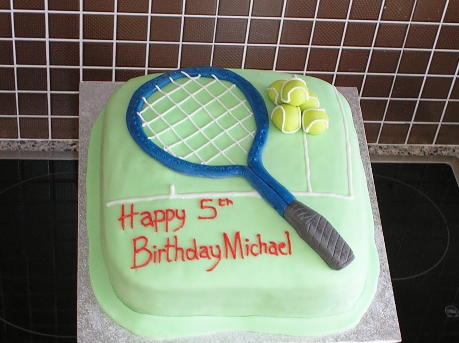 Nicky's Cakes: Tennis Racquet Cake