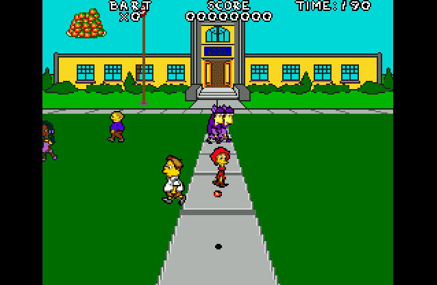 Super Adventures in Gaming: Virtual Bart (Genesis/Mega Drive)