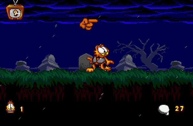 Super Adventures in Gaming: Garfield: Caught in the Act (Genesis/Mega ...