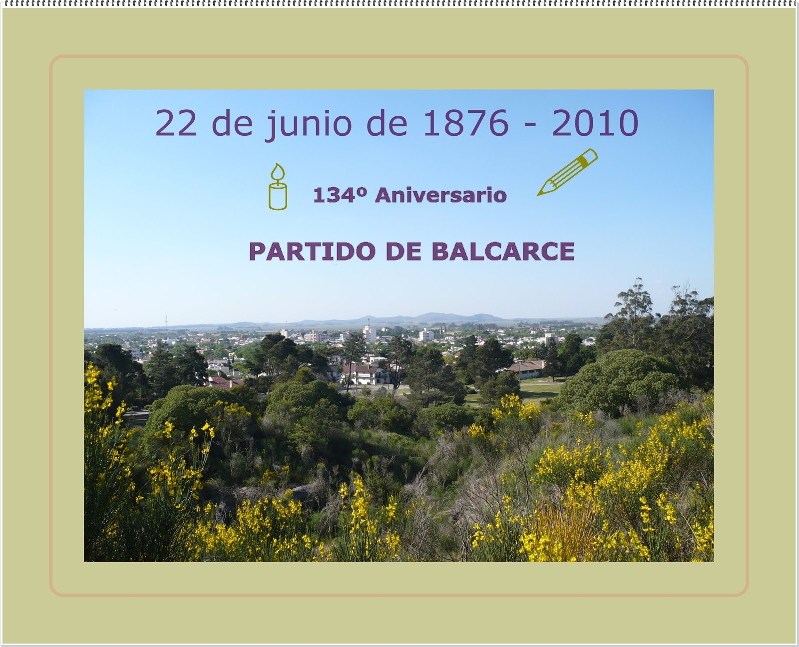 Comunidades y Legión de María: HISTORIA DE BALCARCE EN UN NUEVO ANIVERSARIO