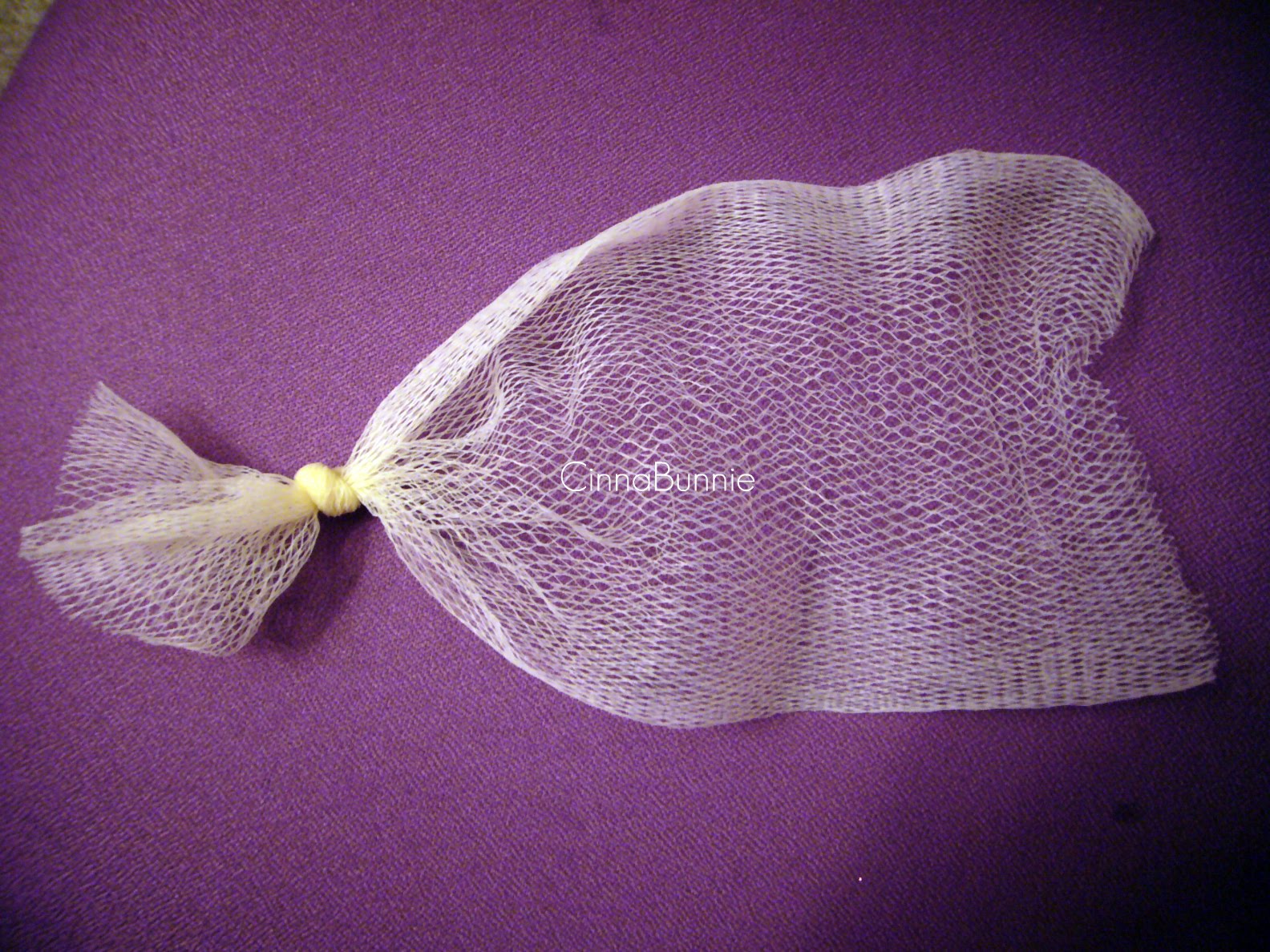 CinnaBunnie: DIY: Facial Net for Foamy Lather