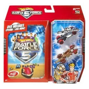 HOT WHEELS TRACK SET: Hot Wheels Battle Force 5 Collector Gift Set with ...