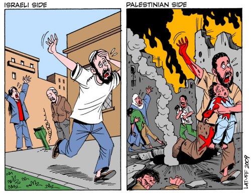 FRIENDS OF FREE PALESTINE: Gaza War Cartoons