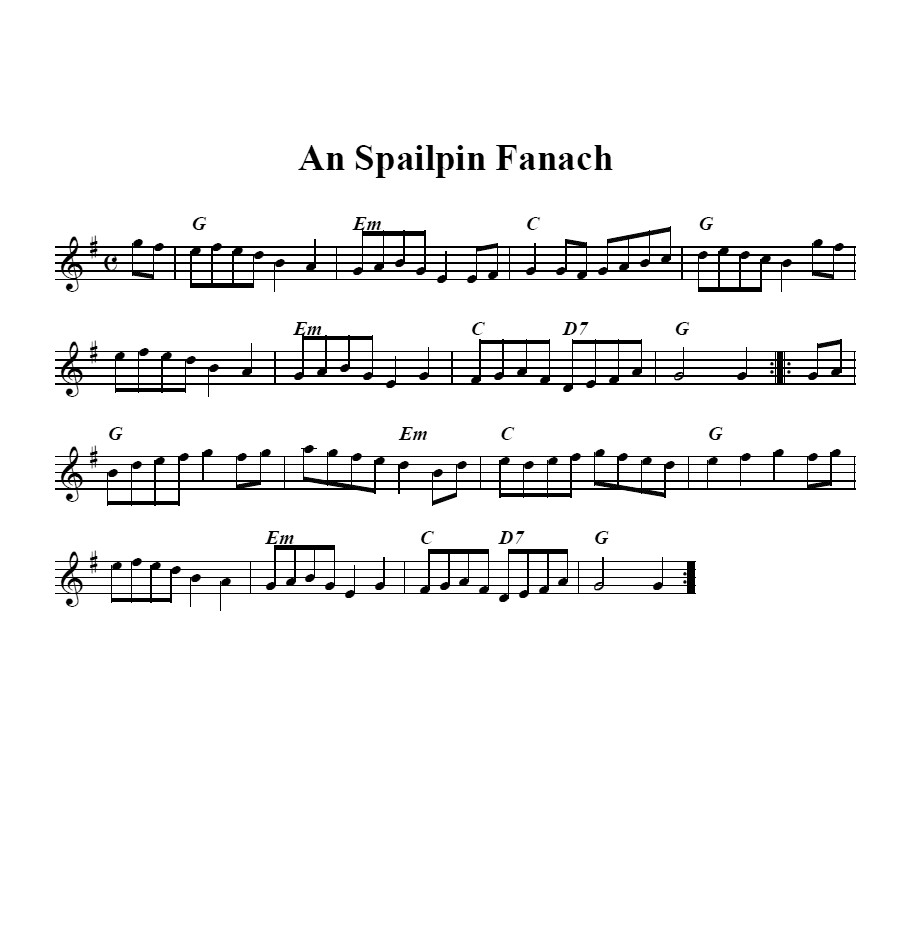 Bouzouki GDAE: An Spailpin Fanach