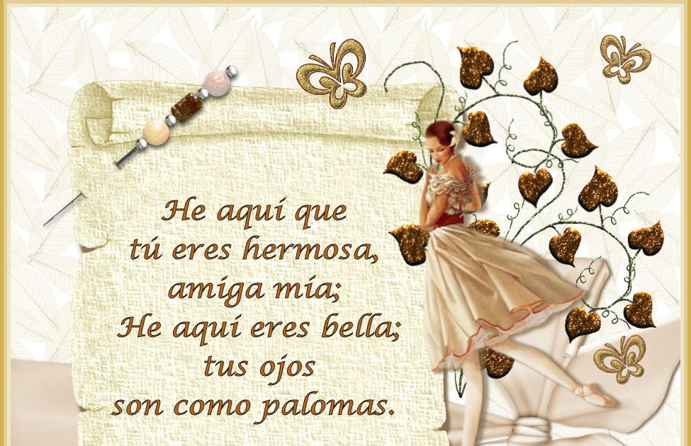 Amiga mía, tú eres hermosa | Imágenes con frases