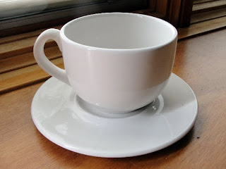 The Pursuit of Happiness: Coffee Cup Flower Pot Tutorial