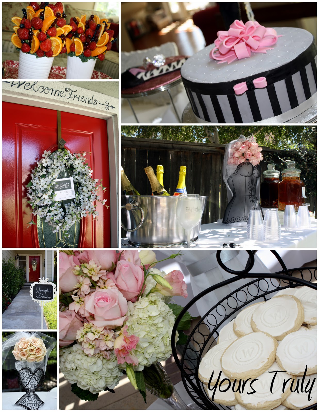 Yours Truly - Wedding and Event Design: An oh~so Chic Bridal Shower