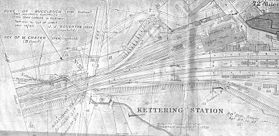 Transportation Images: Kettering Station Track Diagram