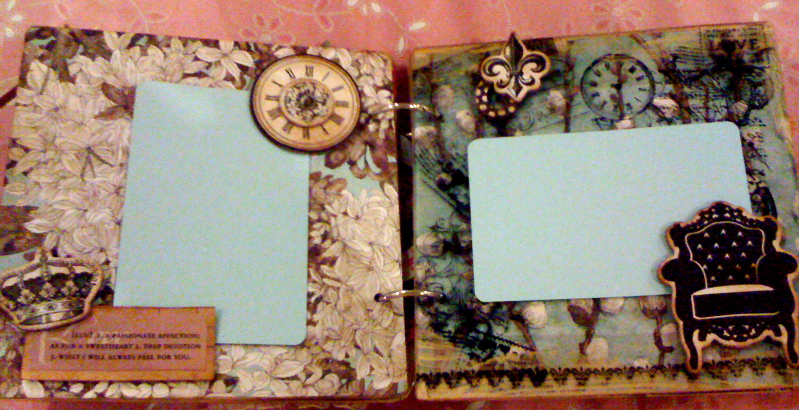 Paper Crafts with KraftyMom: ACRYLIC BOOK- "For You" (1200)