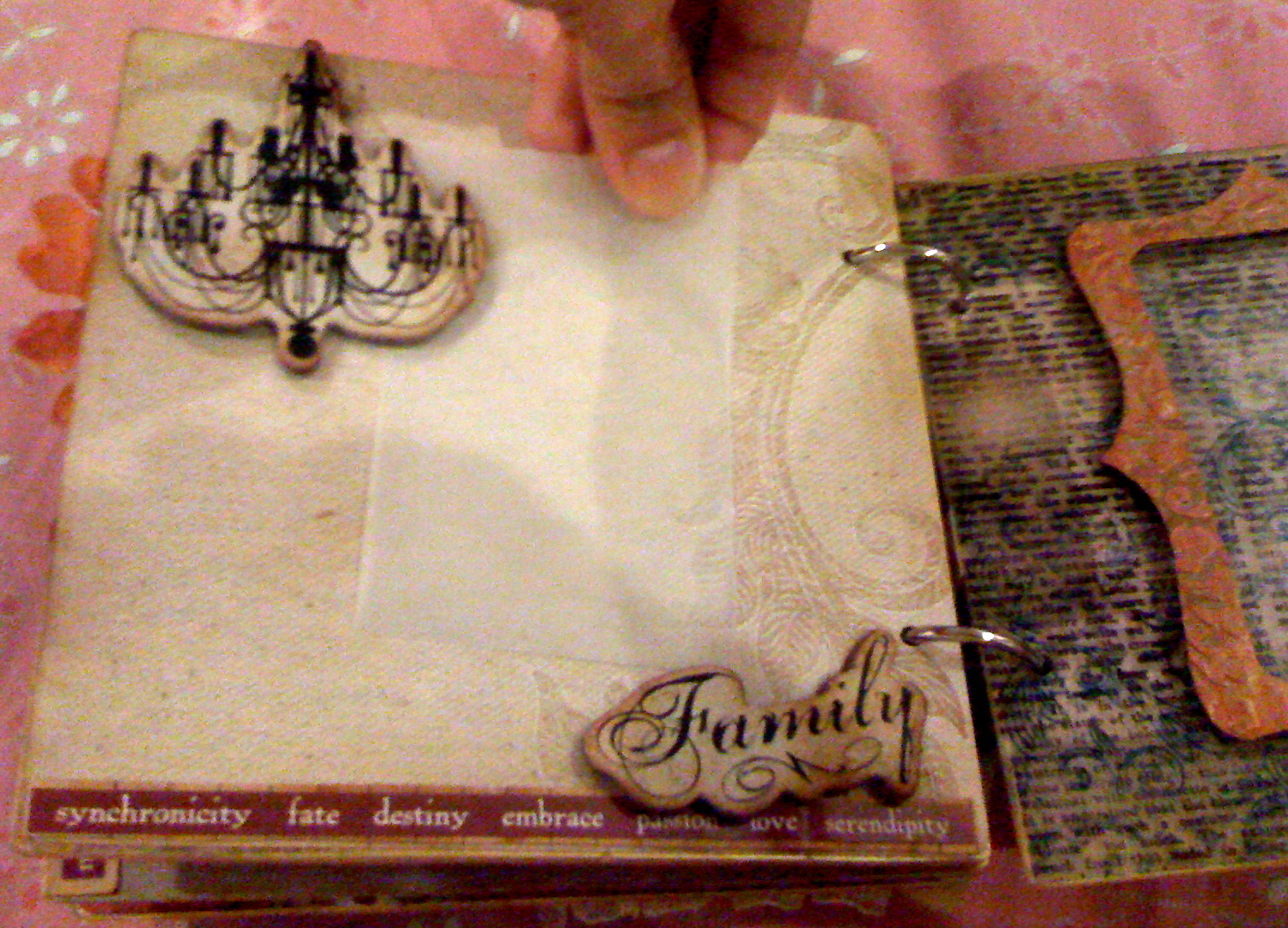 Paper Crafts with KraftyMom: ACRYLIC BOOK- "For You" (1200)