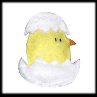 las manualidades del letysia: Pollito en cascarón