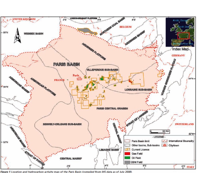 Paris Basin Shale Oil Could have more recoverable oil than the Bakken ...