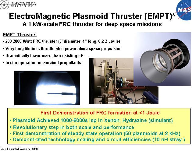 Overview of Field Reversed Configuration Propulsion and Materials ...