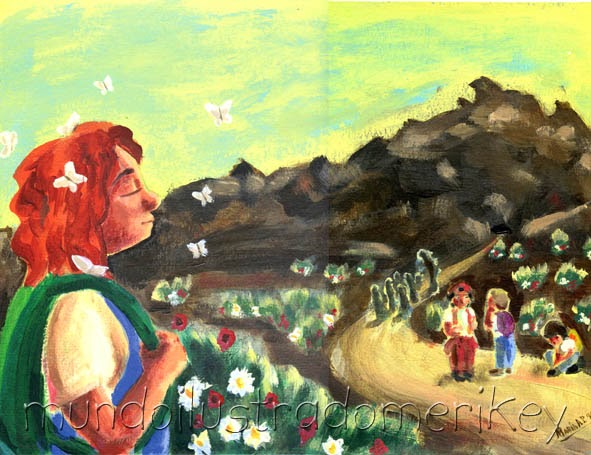 El mundo ilustrado de merikey: El lagarto de Ansite