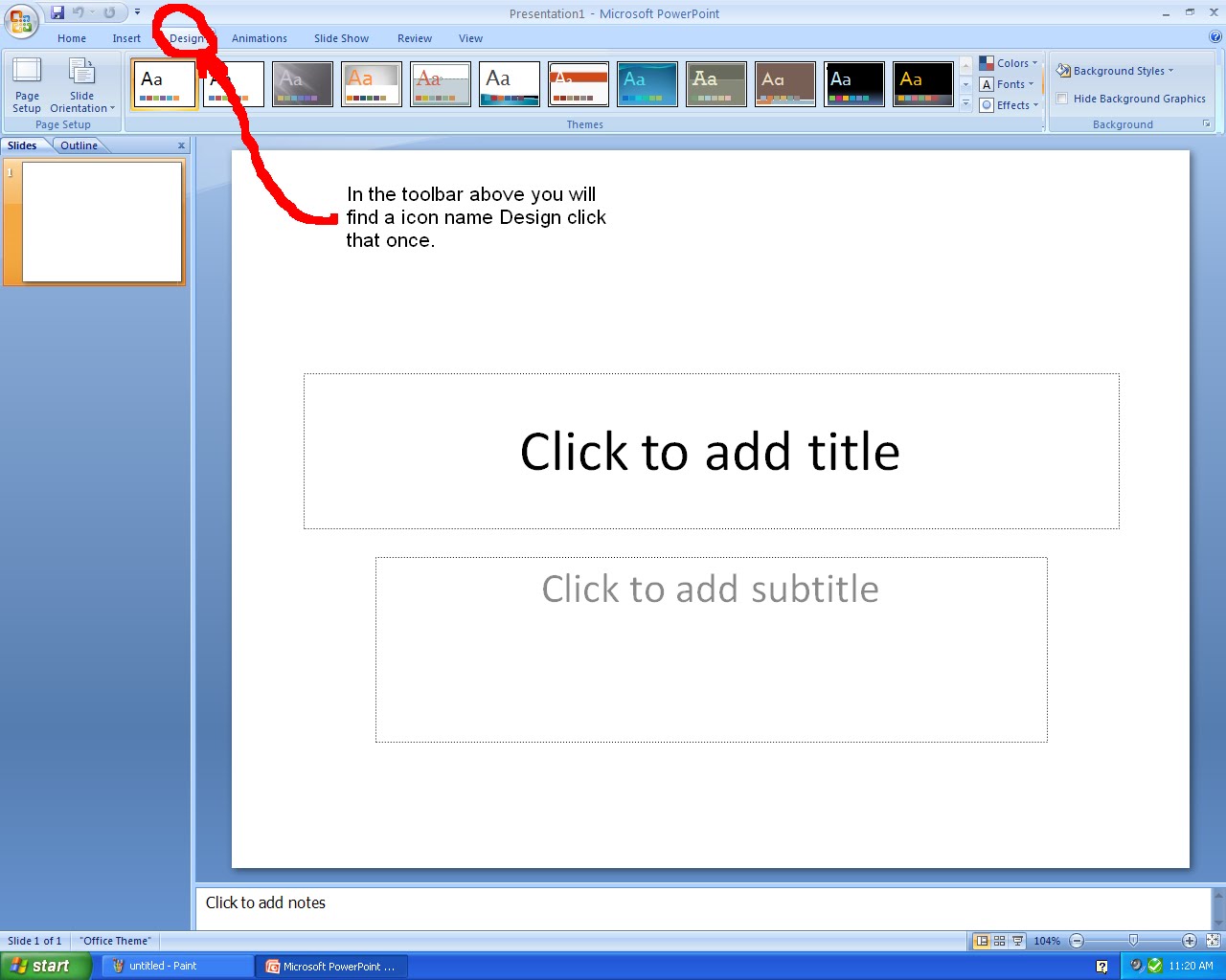 Devnisict: How To Create A Background In Microsoft PowerPoint 2007