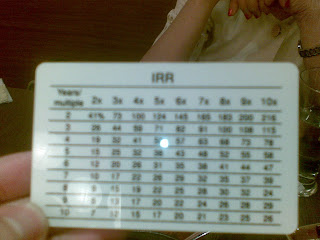 The Way of the VC 风险投资之道: IRR Multiplication Table