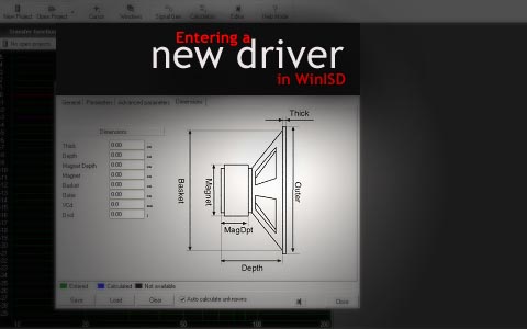 Red Spade Audio: WinISD - entering new driver data