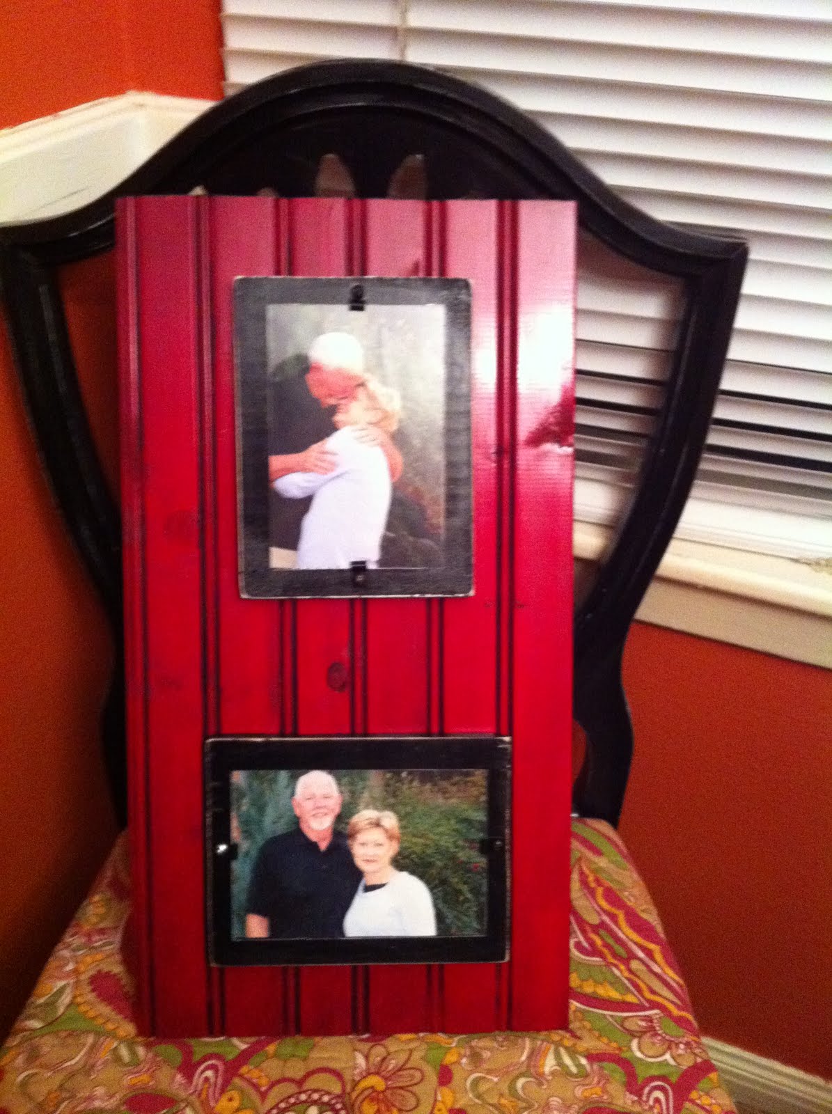 Creations: Wood panel picture frame