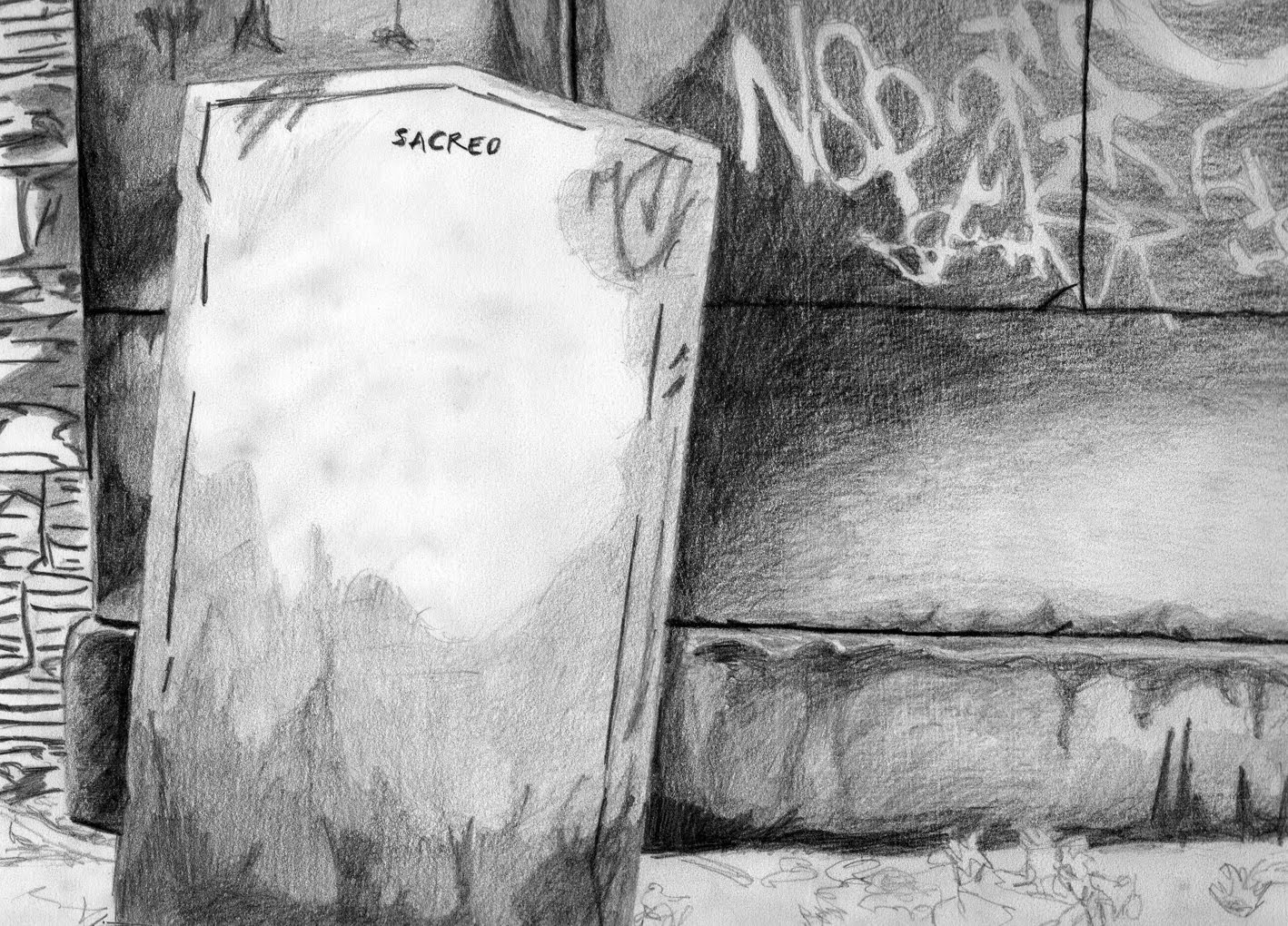 Gravestone Drawing