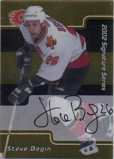 Hell's Valuable Collectibles: Steve Bégin Autograph Card