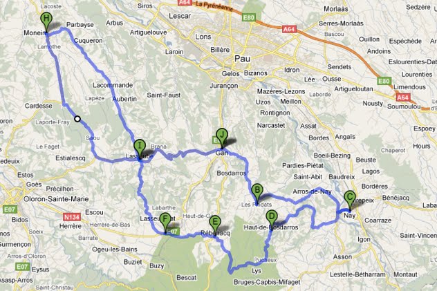 Recommended Bike Route in Pyrenees, France - Pedal Dancer®