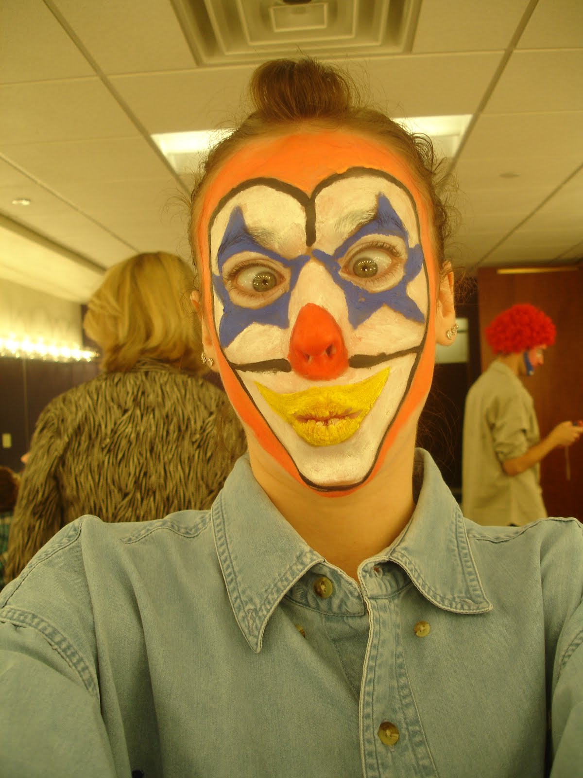 Make-up: Elisa: Funny clown faces