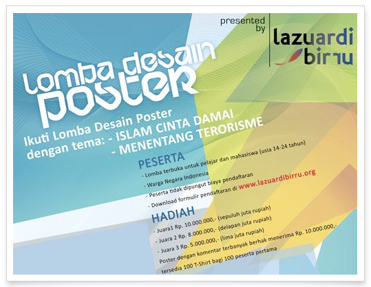 DKV UNPAS Bandung: Lomba Poster: Islam Cinta Damai