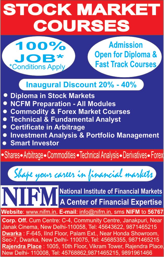 " NIFM " National Institute of Financial Markets: August 2010