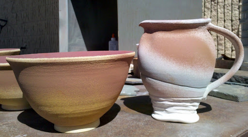 Anthony's Pots: Reduction firing Sept 25