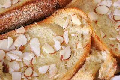 Two Fat Als: Apricot Brandy and Almond Baked French Toast