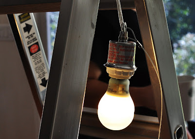 Quaintly Garcia: Hard-wiring a pendant lamp...