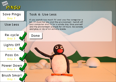 A blog about 'Corporate Social Responsibility': Pingu website walkthrough