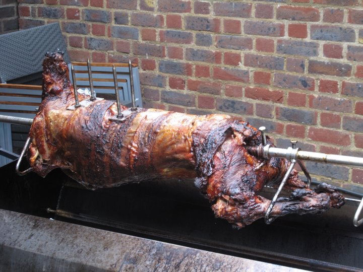 Will Eat For Money: Whole Spit-Roasted Lamb at the Red Lion and Sun ...