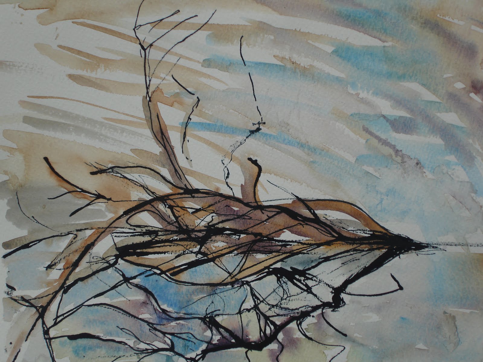 magsramsay: Water in Ink and Watercolour