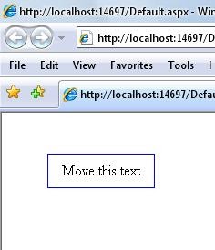 Drag and Drop in javascript, and Save persisting position using ASP.net ...