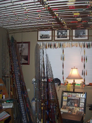 eric's tackle shop: Here is a dandy Truline fishing rod collection.