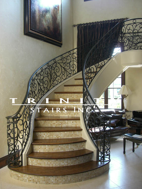 Trinity Stairs Portfolio - Iron Doors, Iron Gates, Stair Designs ...