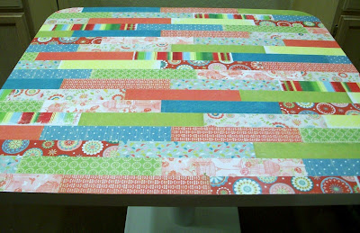 My Latest Project-Patchwork Top Dining Table - Addicted 2 Decorating®