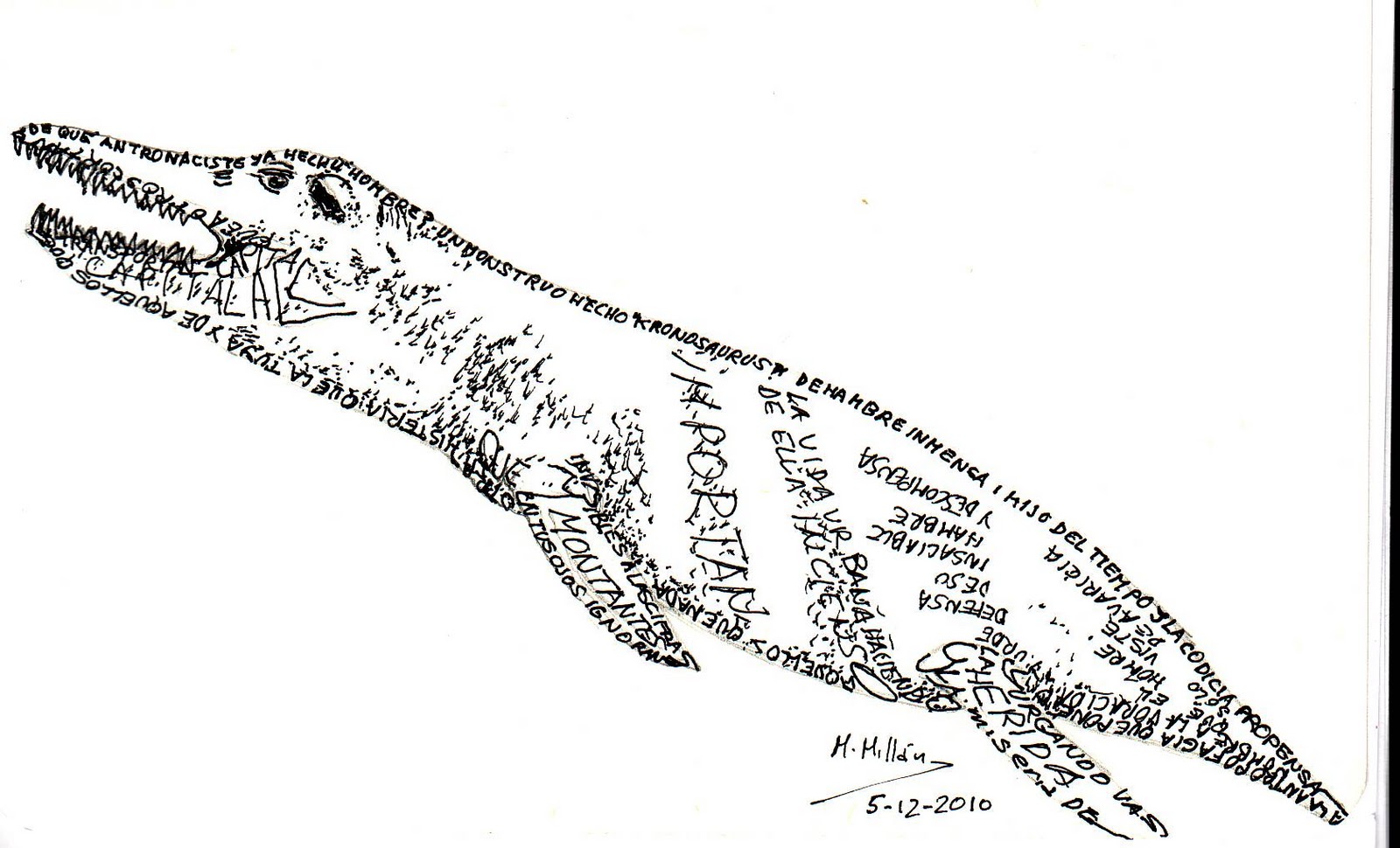 Caligramas de flores - Imagui